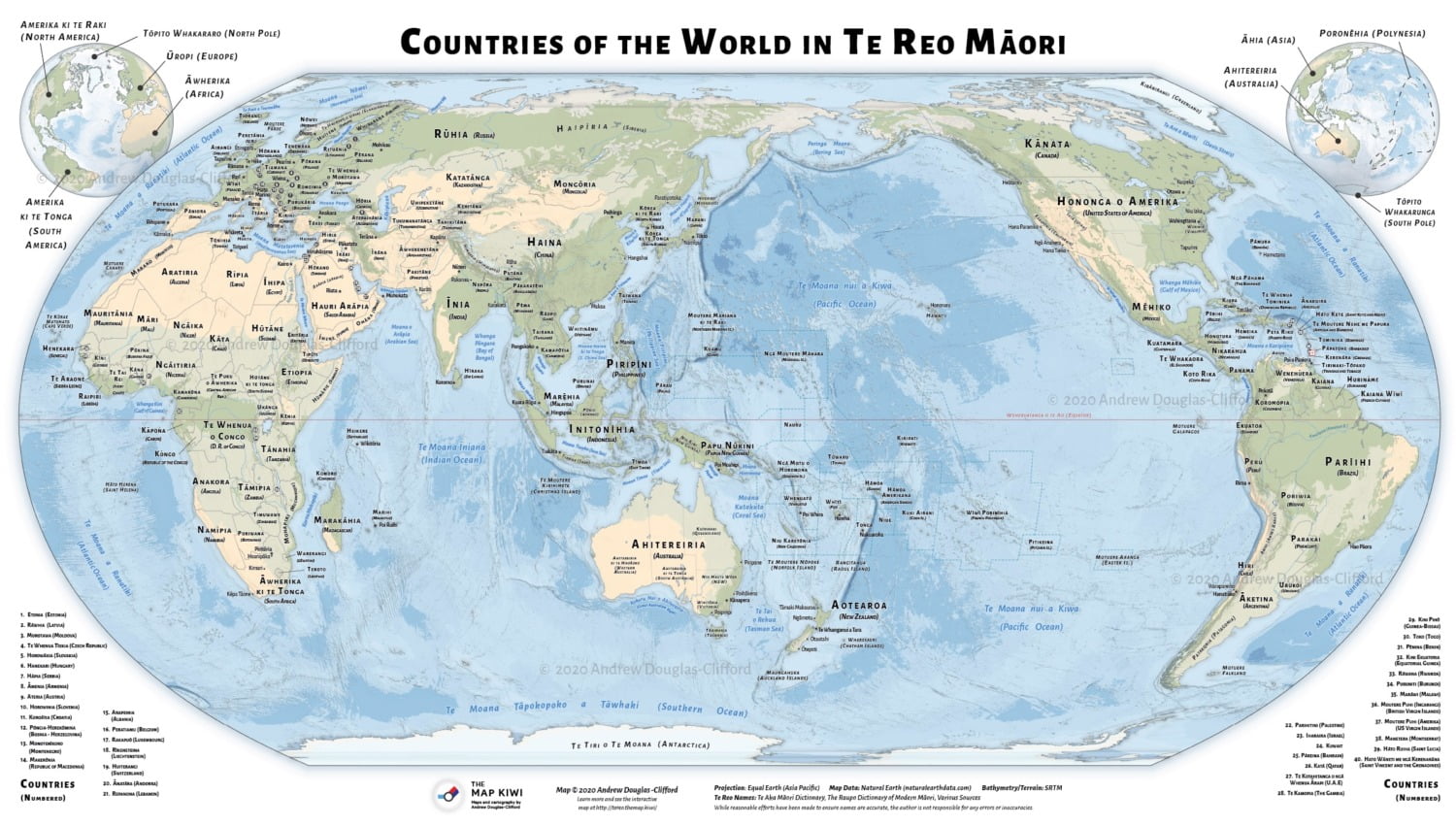 Te Reo Maori World PAPER – MapCo NZ Ltd – Maori, Pacific Island and New ...